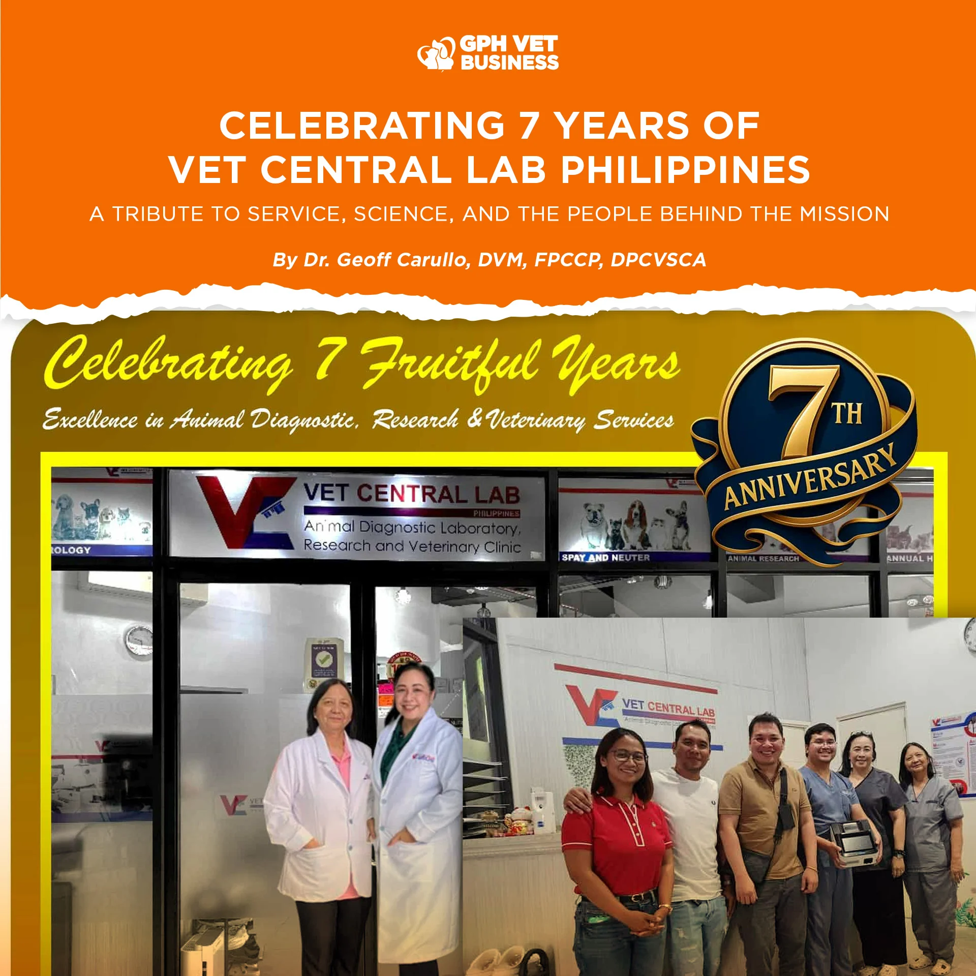 Celebrating 7 Years of Vet Central Lab Philippines: A tribute to ...